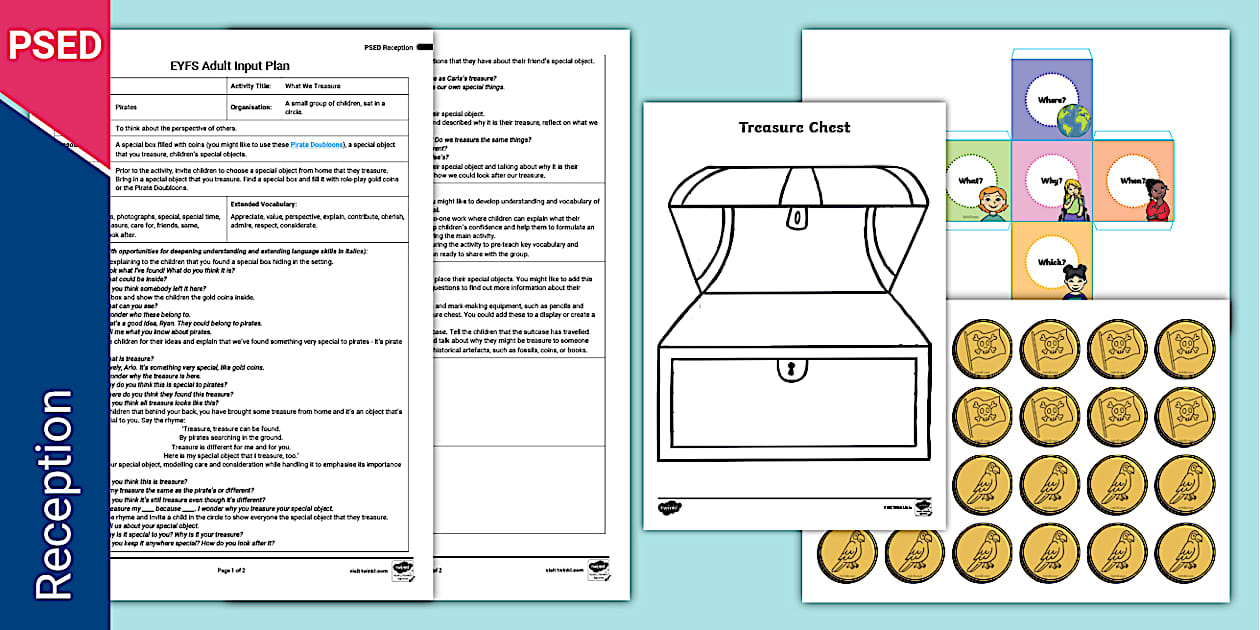 EYFS What We Treasure Adult Input Plan and Resource Pack