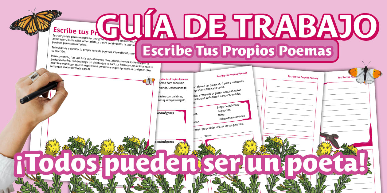 Escritura de Poemas | Lengua y Literatura | 7° básico| 8°