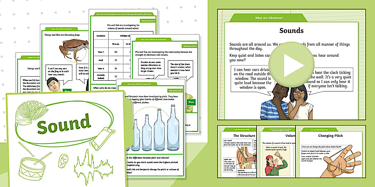 Step into Science: Year 4: Spring: Block 1: Sound: Steps 1 to 8