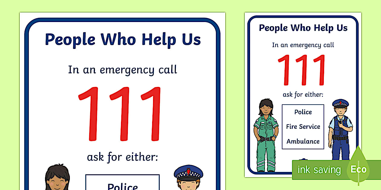 New Zealand People Who Help Us Display Poster (teacher made)