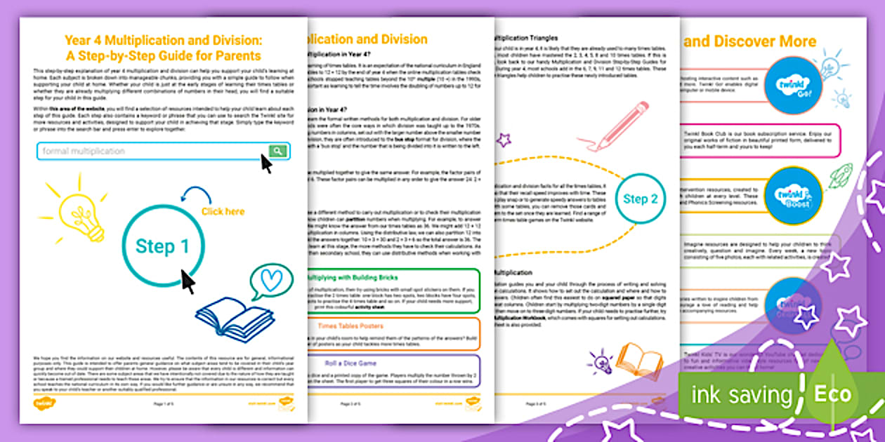👉 Year 4 Multiplication and Division: A Step-by-Step Guide for Parents