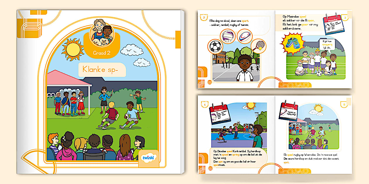 Graad 2 Klanke sp- e-boek (teacher made) - Twinkl