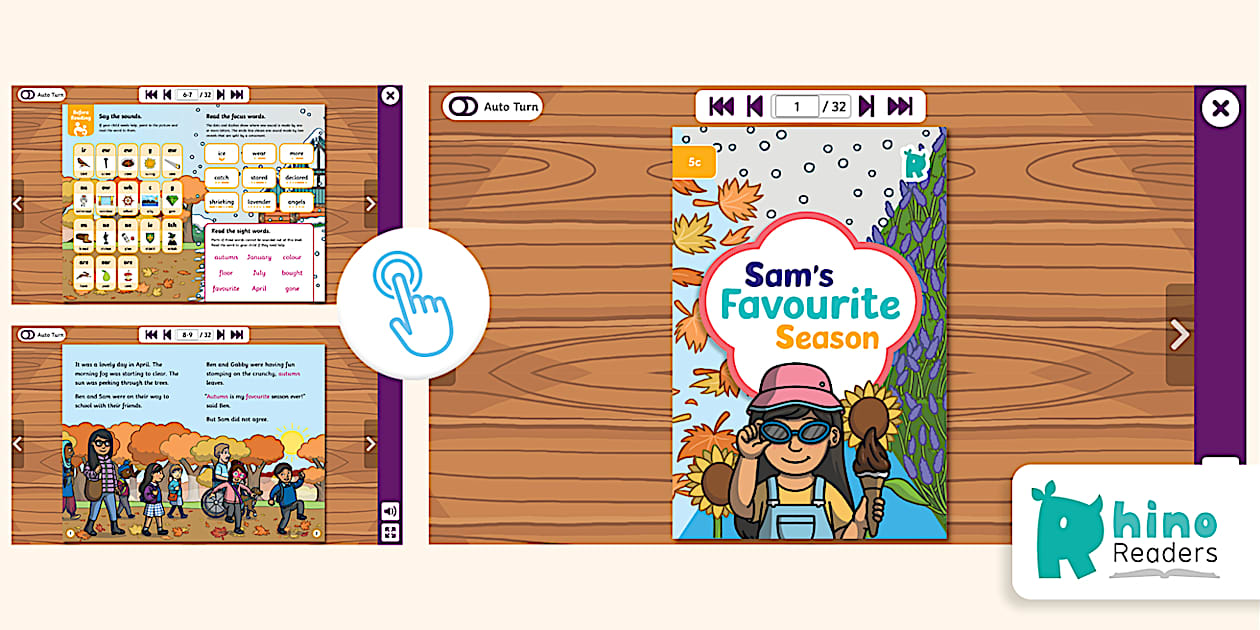 Level 5c Decodable Readers: Sam's Favourite Season - Twinkl