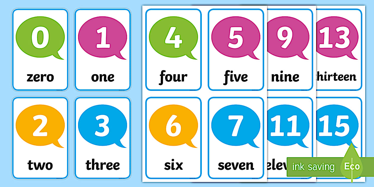 Number Flash Cards 0-30 (Teacher-Made) - Twinkl