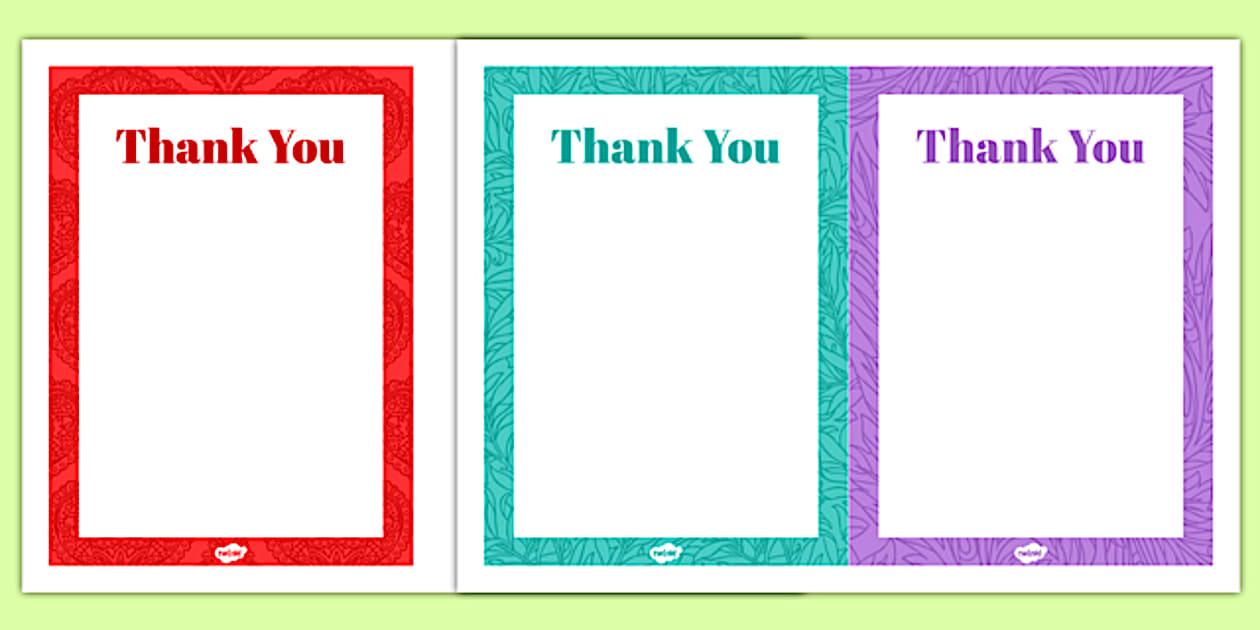 Editable 100th Birthday Party Thank You Notes (teacher made)