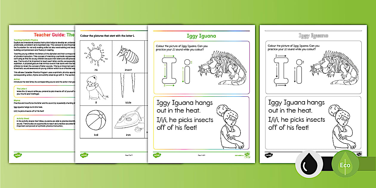 Letter i Phonics Worksheets - Teacher-made | Twinkl CA