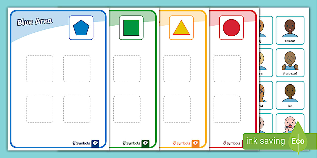 Twinkl Symbols: Areas of Self-Regulation Sorting Activity