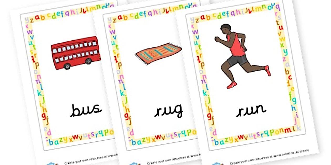 CVC Words (u) Posters - Twinkl