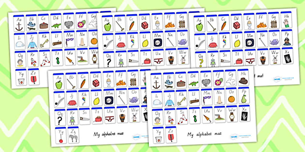 QLD A-Z Alphabet Mat (teacher made) - Twinkl