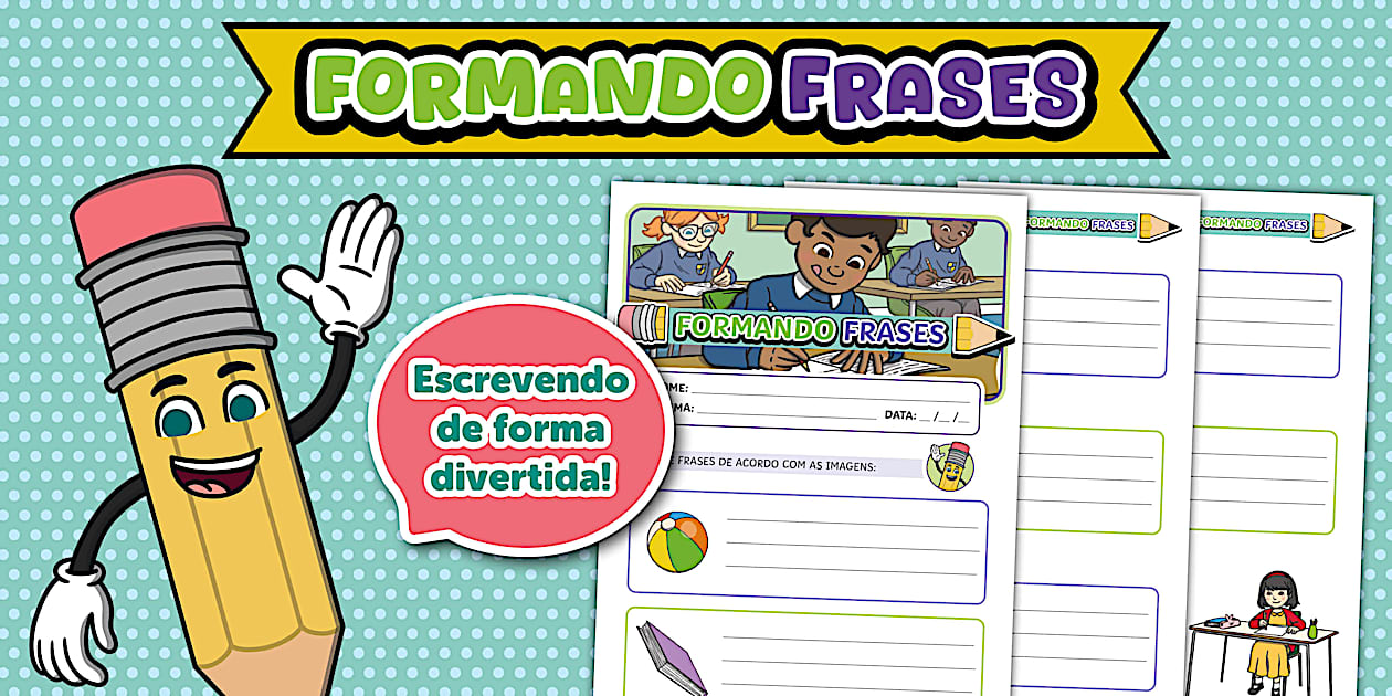 Formando frases para crianças