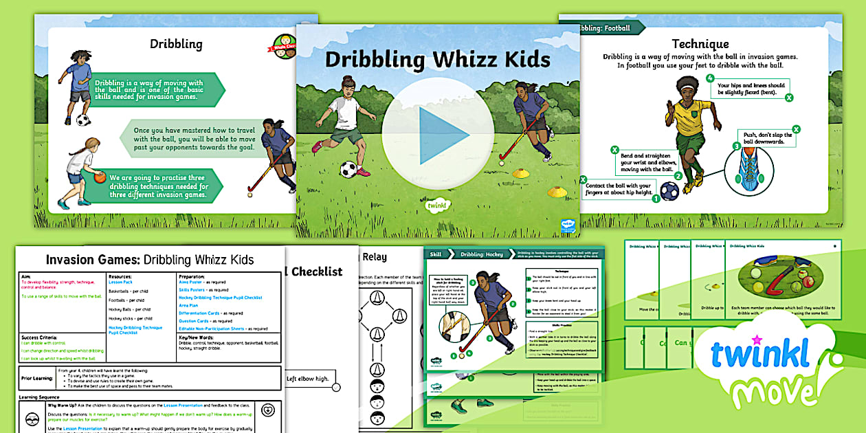 Dribbling Lesson Plan - Year 5 - Twinkl Move PE Planning