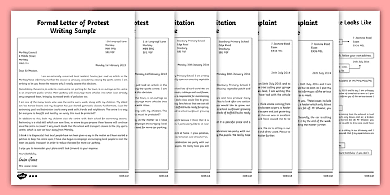 KS2 Formal Letter Examples Resource Pack (teacher made)