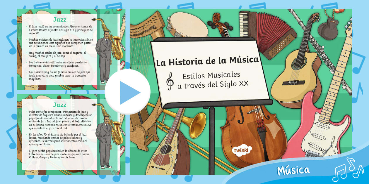 Estilos Musicales Siglo XX | Historia de la música | Música