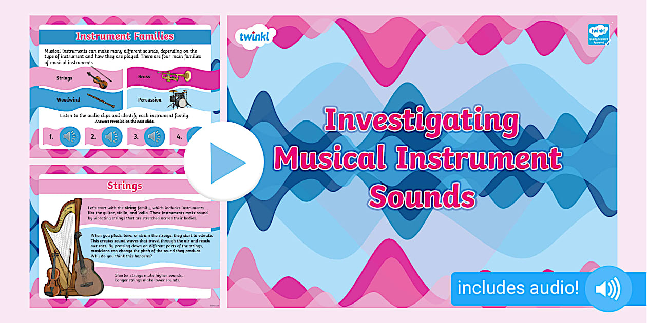 👉 KS2 Investigating Musical Instrument Sounds. - Twinkl