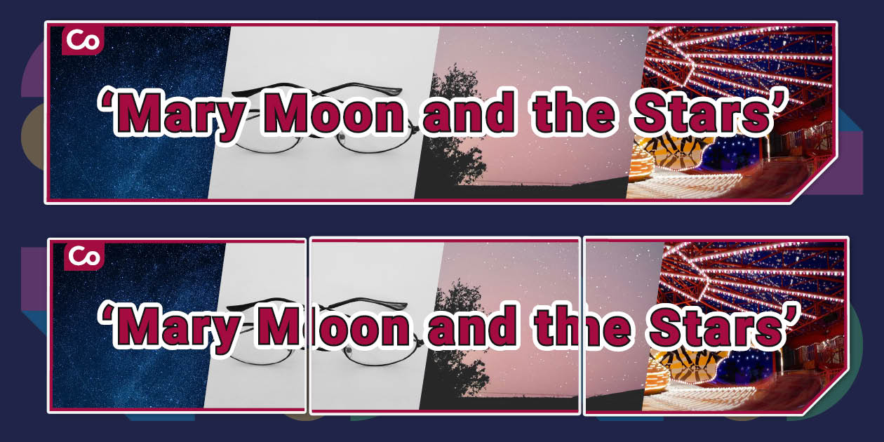'Mary Moon and the Stars' Display Banner (teacher made)