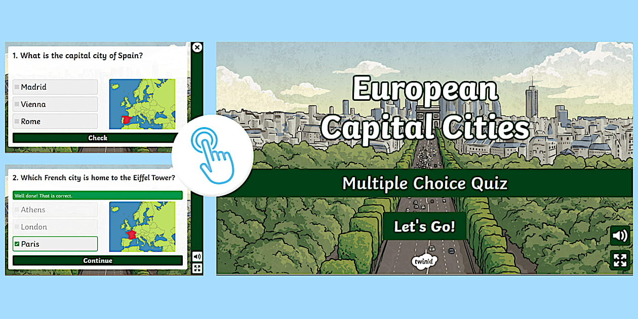 World capitals quiz | Digital resource | Twinkl - Twinkl