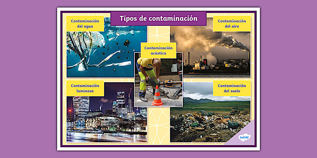 Afiche sobre la contaminación ambiental | Twinkl - Twinkl