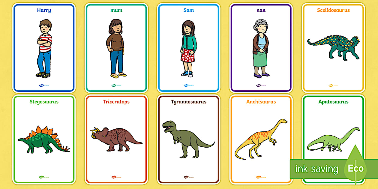 Cursive Display Posters to Support Teaching on Harry and the Bucketful of