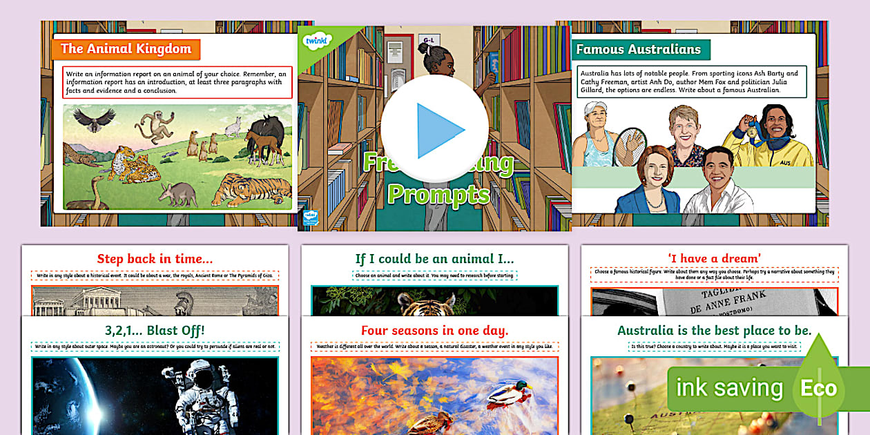 Writing Prompts Pack (Hecho por educadores) - Twinkl