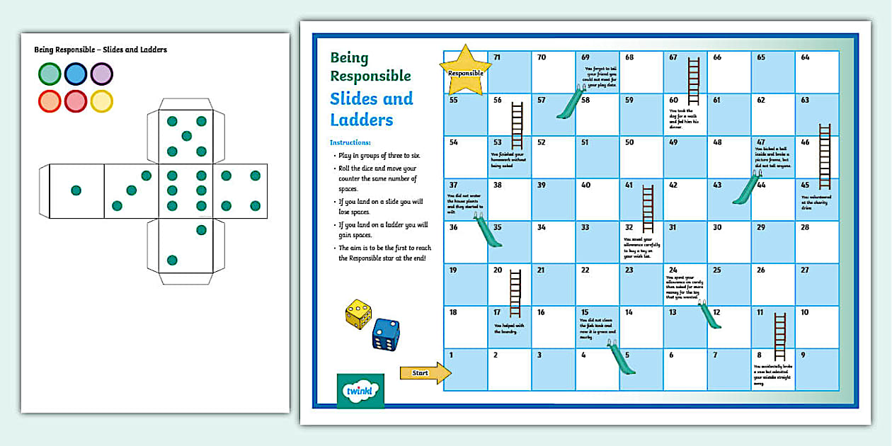 'Being Responsible' Board Game
