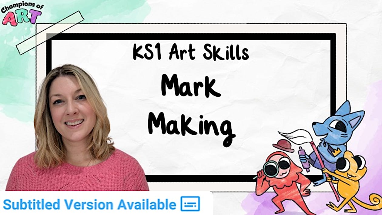 Mark Making Art Concept Video - Champions of Art: Into the Deep Lesson 2