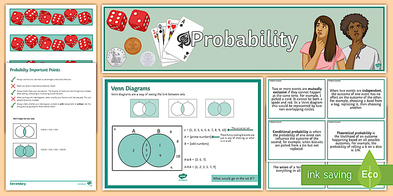 Probability Display Pack (Teacher-Made) - Twinkl