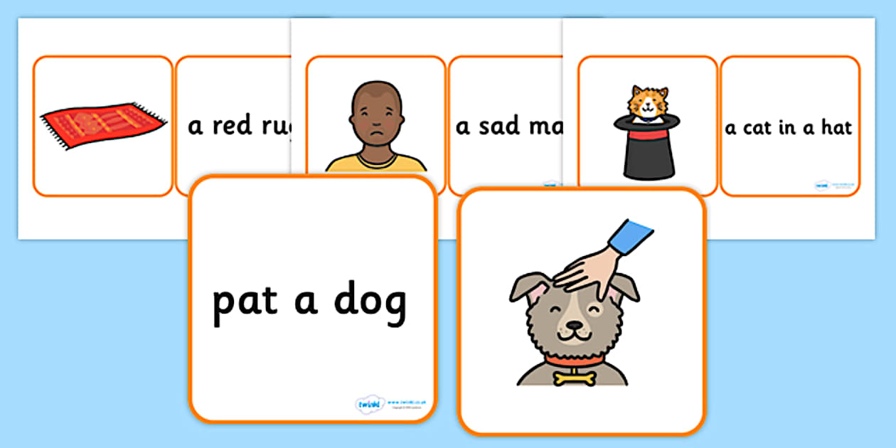 CVC Sentences Matching Cards – Phase 2 – Phonics Resource