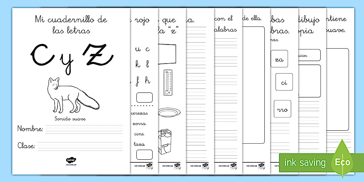 Cuadernillo de lecto: La C/Z