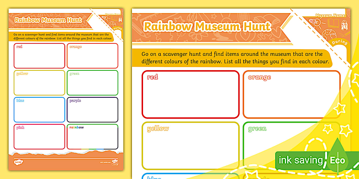Rainbow Museum Hunt