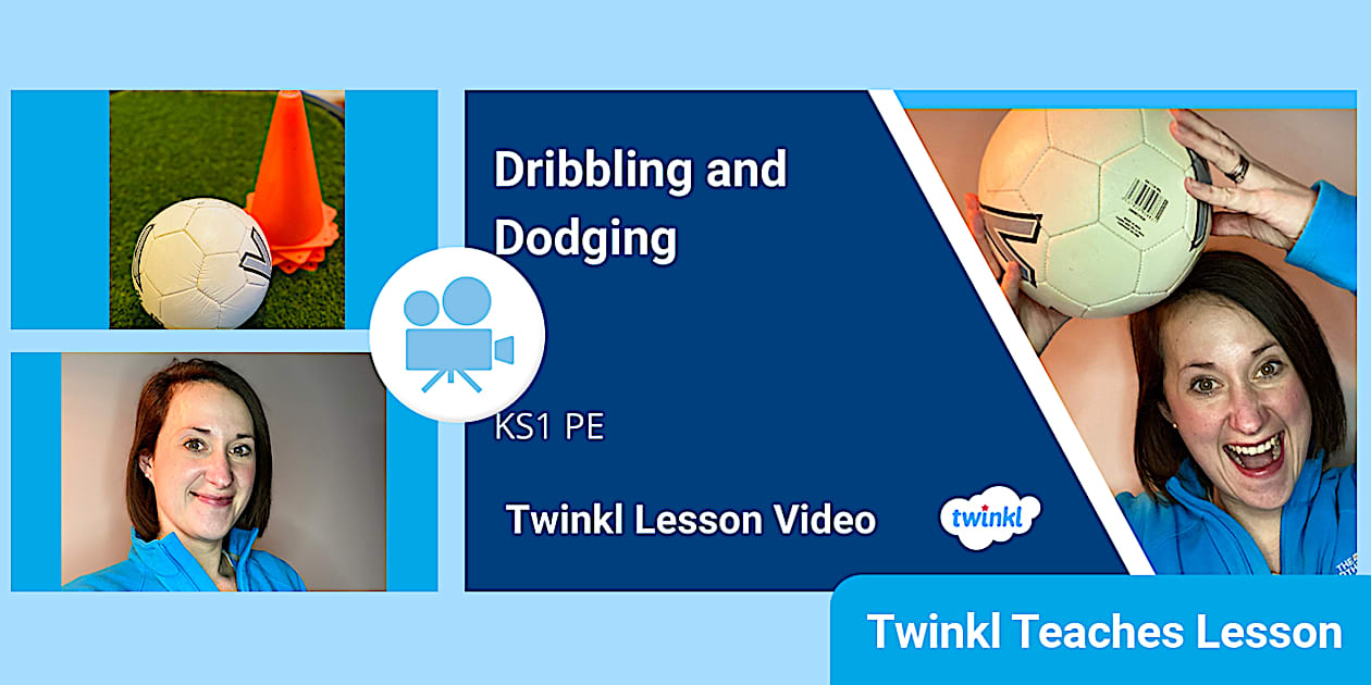 KS1 PE: Football Video Lesson (teacher made) - Twinkl