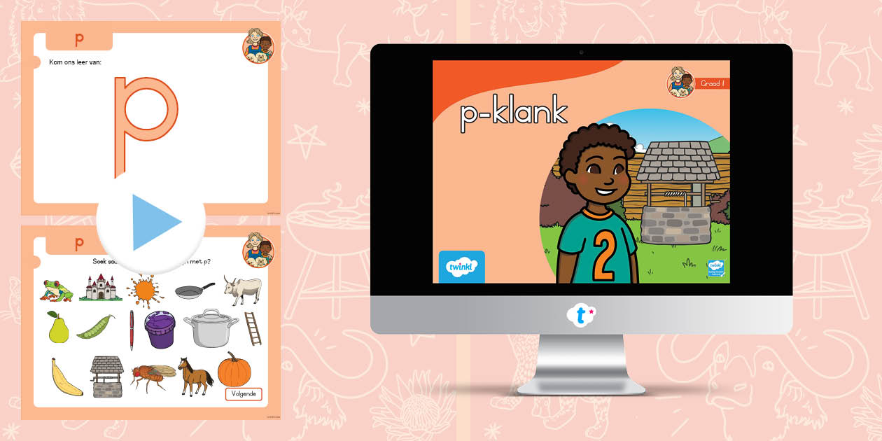 Graad 1 Klanke Lesaanbieding p (Hecho por educadores)