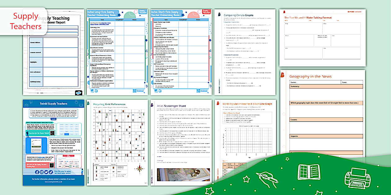 KS3/4 Geography Supply Pack (teacher made) - Twinkl