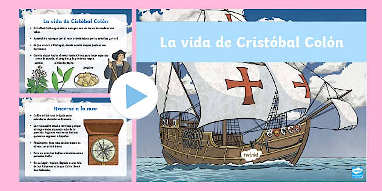 Presentación: La vida de Cristóbal Colón - Twinkl