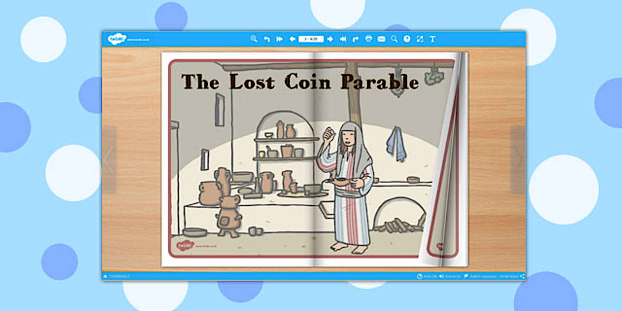 The Lost Coin Parable eBook (teacher made) - Twinkl