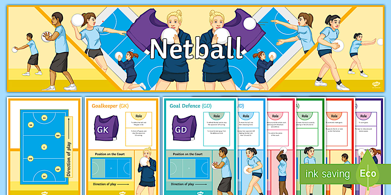 Netball Display Pack | Non-participants Worksheet - Twinkl