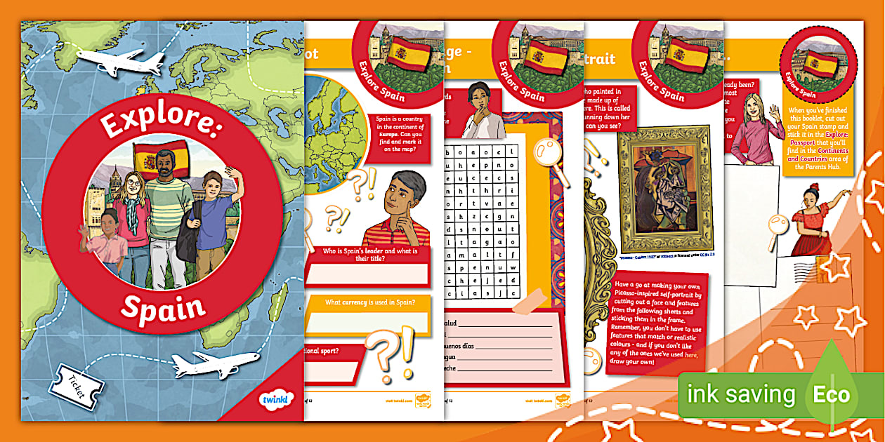 Explore: Spain Activity Booklet KS2 (teacher made) - Twinkl