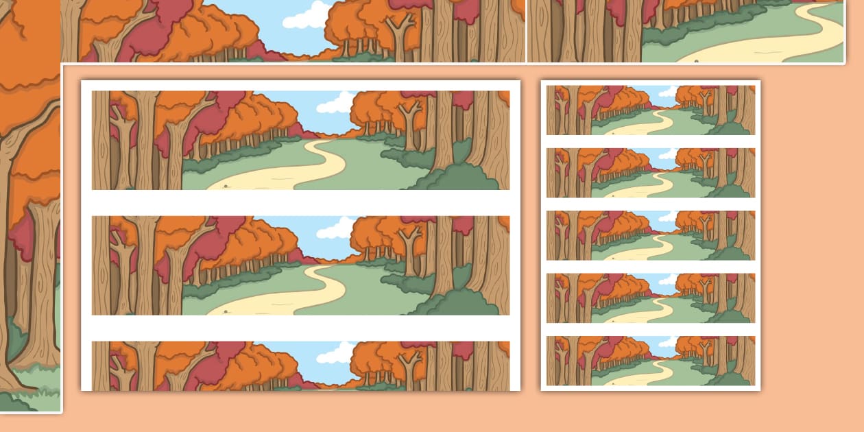 Autumn Season Display Borders (l'enseignant a fait) - Twinkl