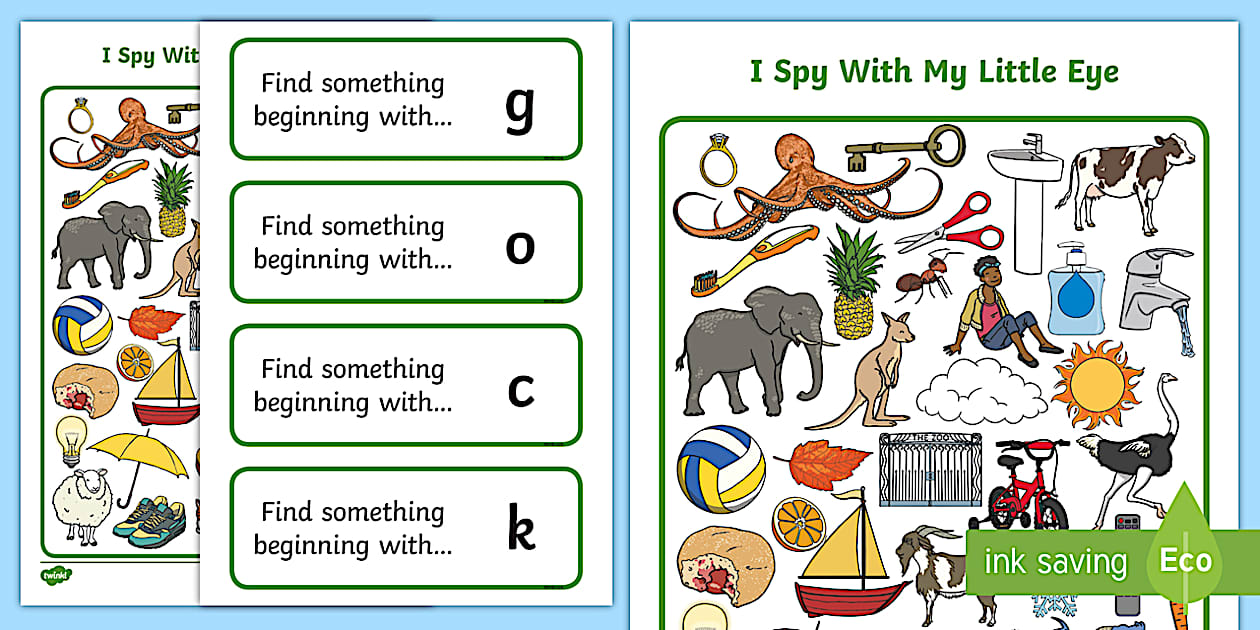 I Spy Phase 2 Set 3 (teacher made) - Twinkl