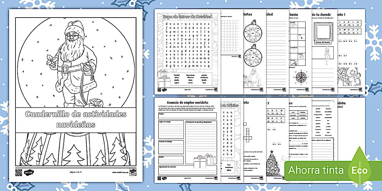 Actividades navideñas - primaria alta (teacher made)