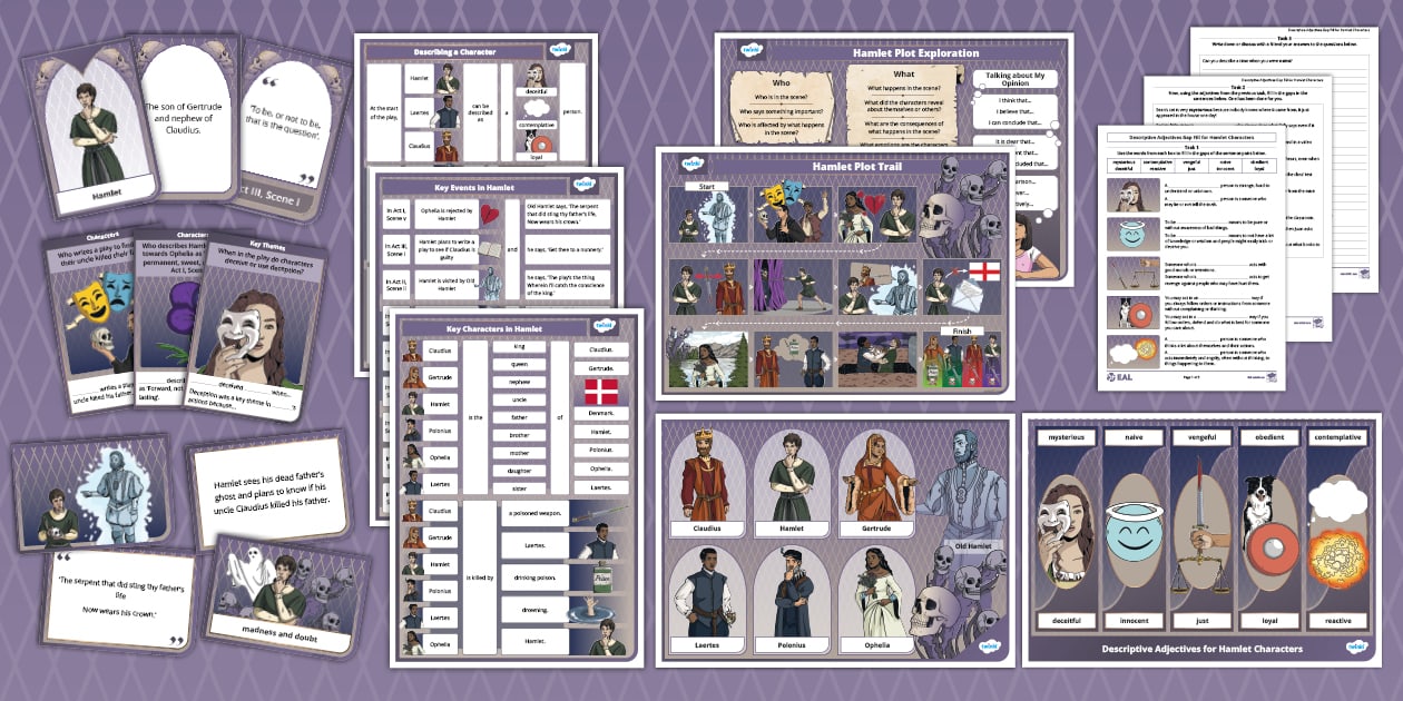 Hamlet EAL Support Pack for Older Learners (Teacher-Made)