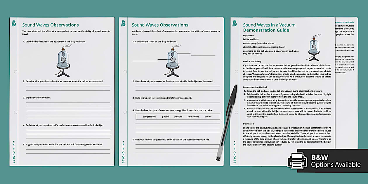 Bell Jar Demonstration Guide (teacher made) - Twinkl