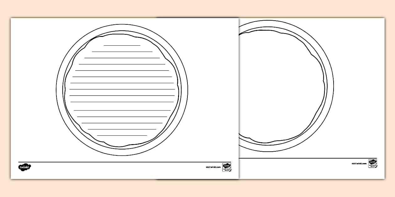 Pizza Writing Template (teacher made) - Twinkl