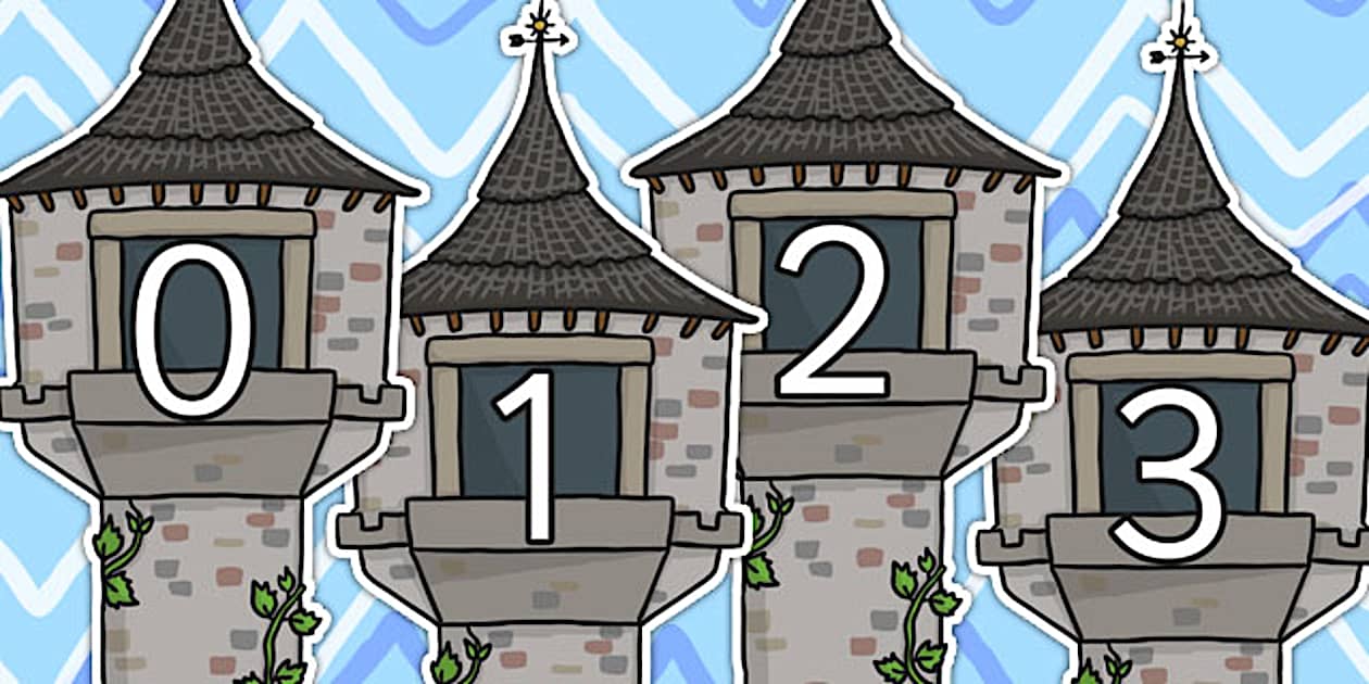 0 20 on Towers (Teacher-Made) - Twinkl