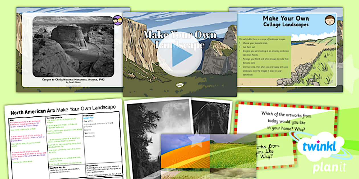 Make Your Own Landscape Collage UKS2 Lesson | Twinkl PlanIt