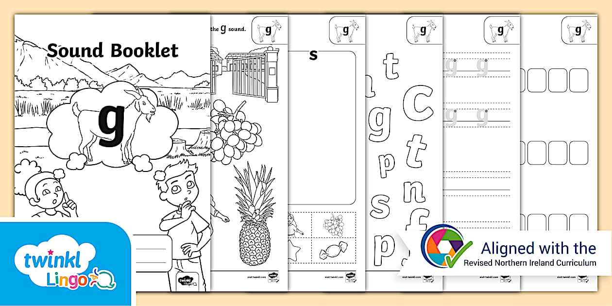 g Initial Letter Activity Book