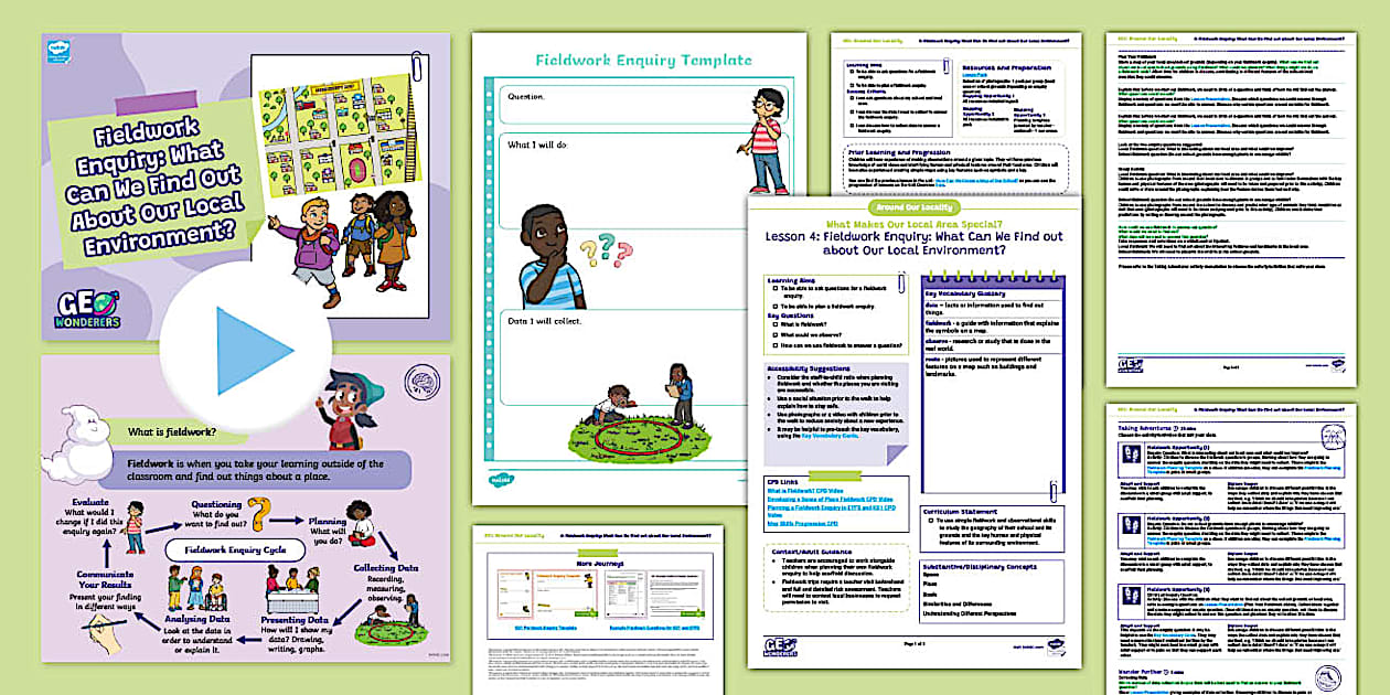 Geo Wonderers KS1: Around Our Locality Lesson Pack 4