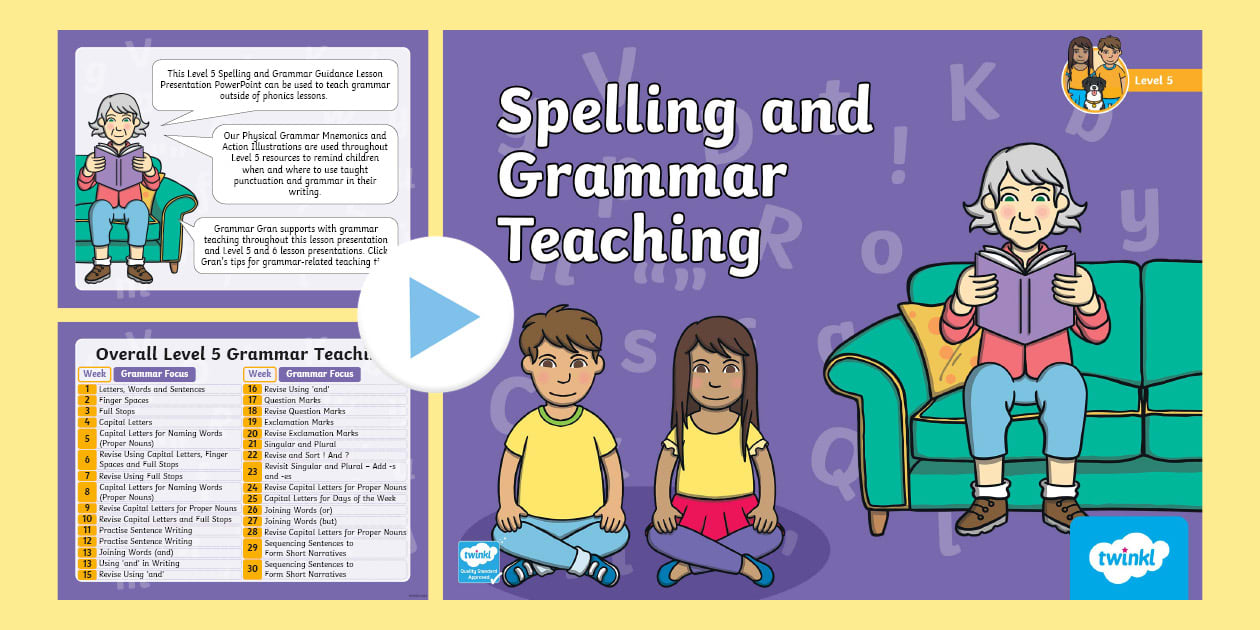 Level 5 SPaG Lesson Presentation (teacher made) - Twinkl