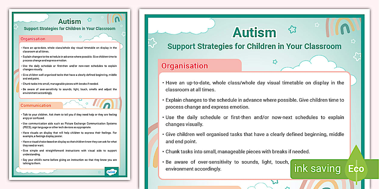 Autism Information for Teacher Aides - Top Tips | Twinkl