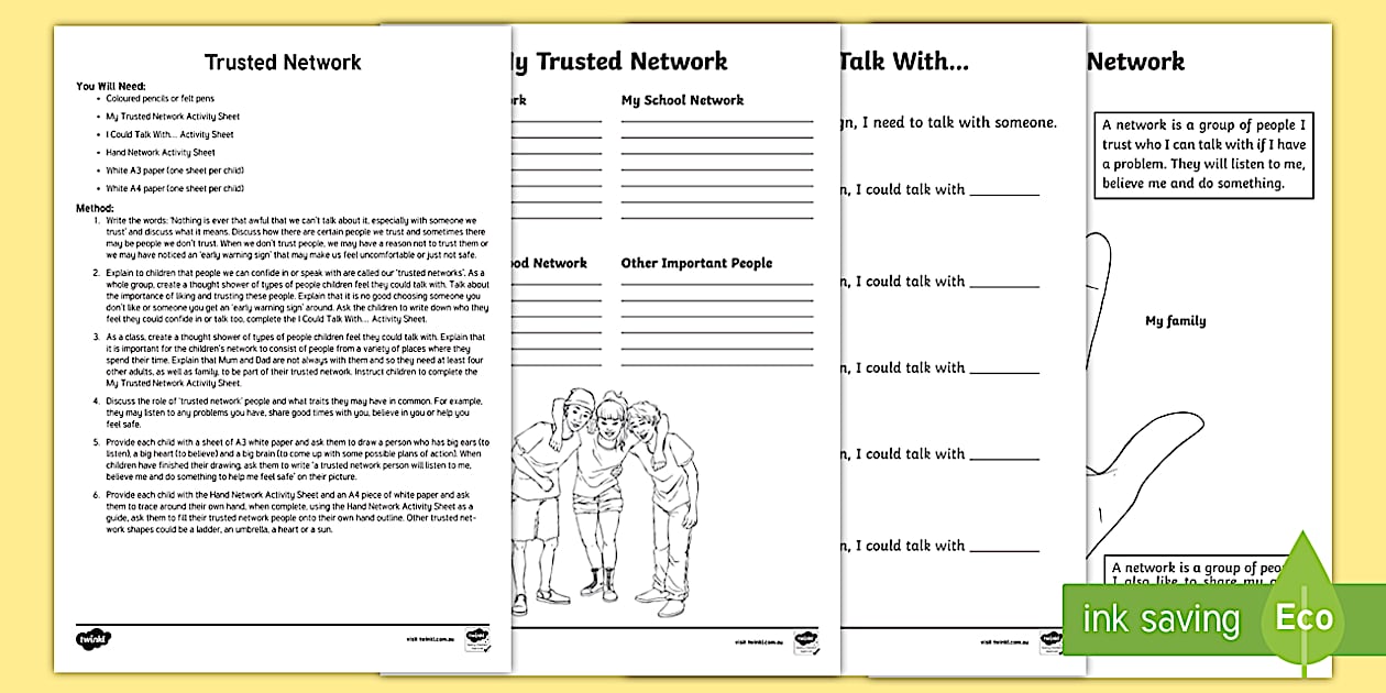 NSW Trusted Network Activity (teacher made) - Twinkl