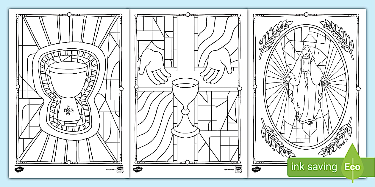 Communion Mindfulness Coloring Pages